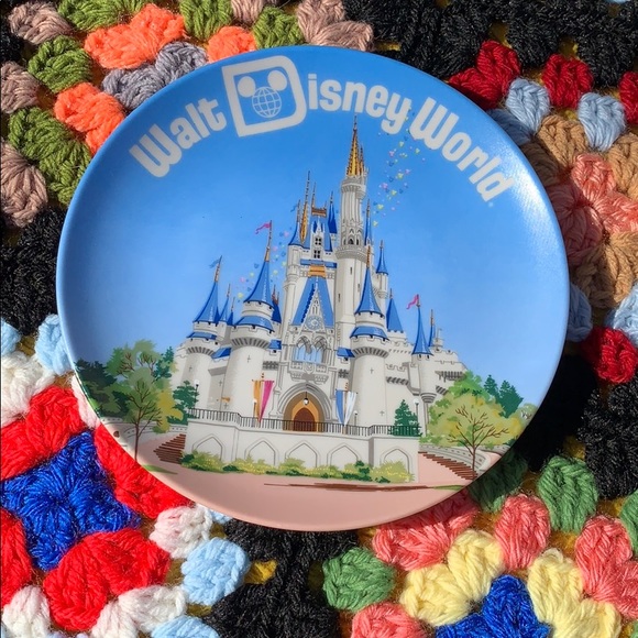 Disney | Accents | Vintage Made In Japan Walt Disney World Plate | Poshmark